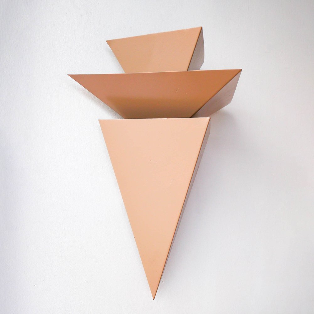 Triangular Wall Light, 1980s for sale at Pamono