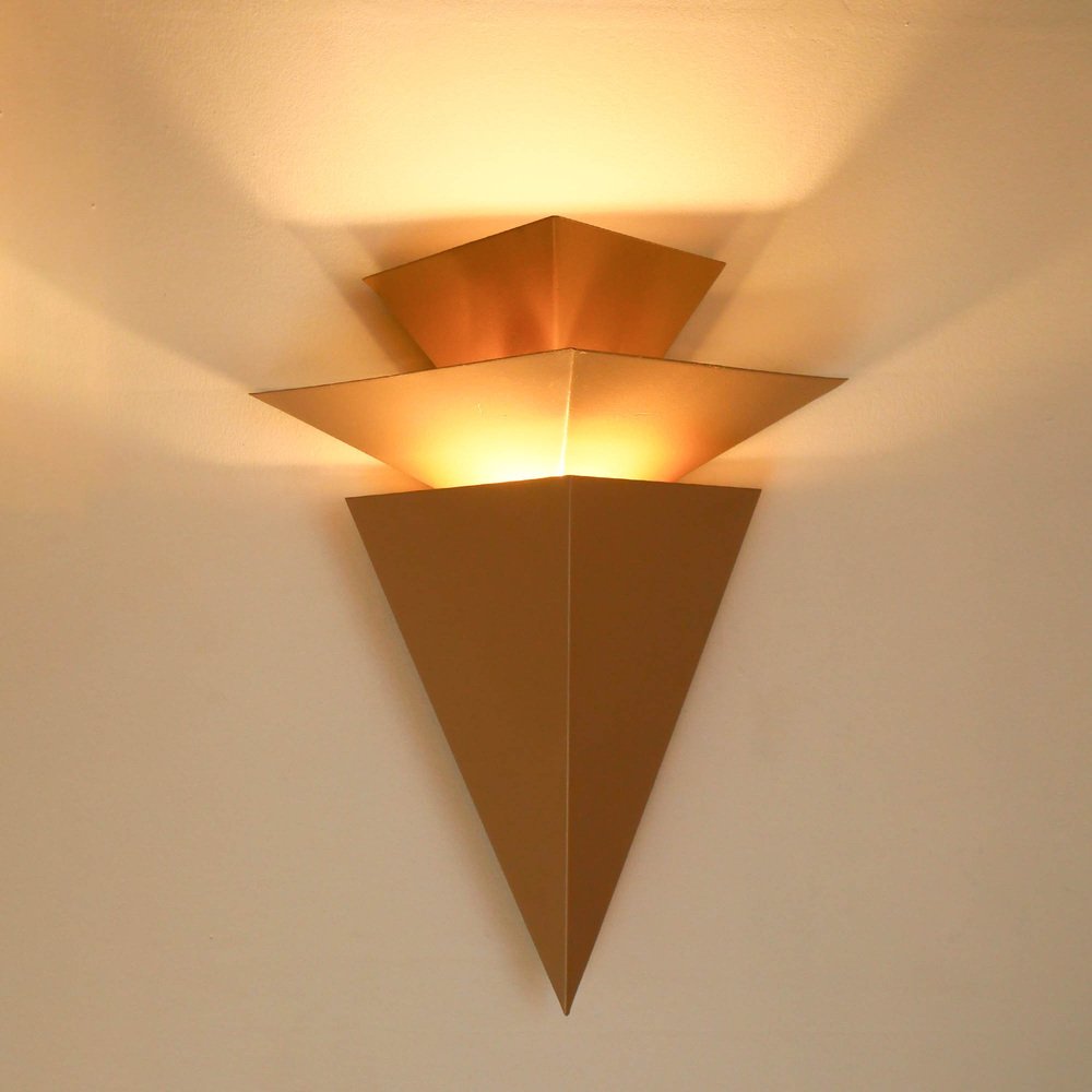 Triangular Wall Light, 1980s for sale at Pamono