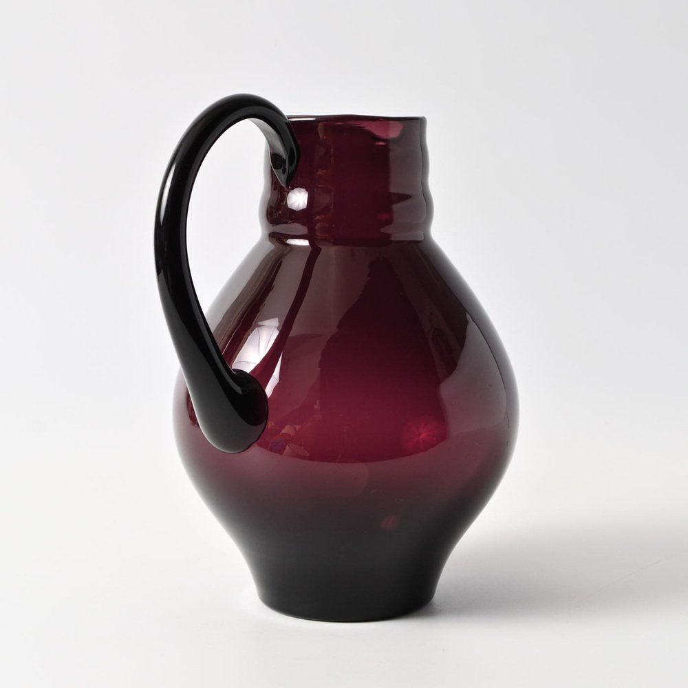 Art Deco Purple Glass Jug by Andries Dirk Copier for Royal Leerdam ...