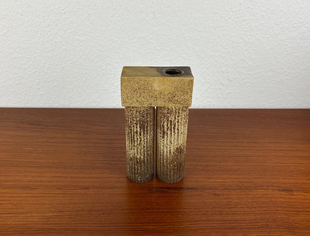 Klaus Lehmann, Postmodern Brutalist German Studio Pottery Column Art ...