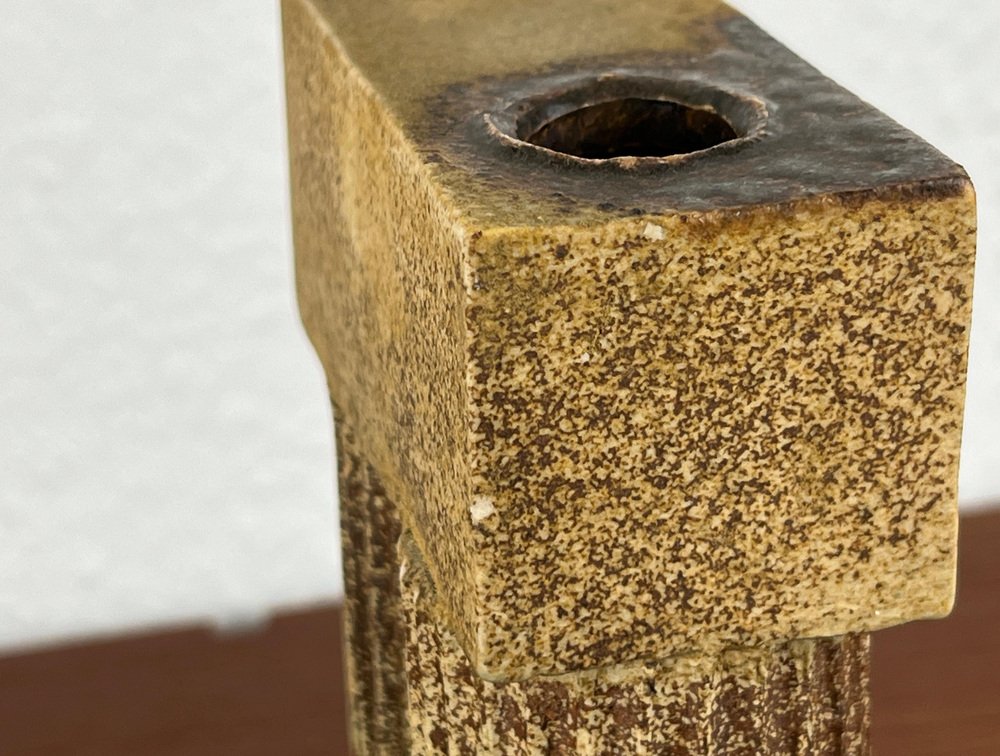 Klaus Lehmann, Postmodern Brutalist German Studio Pottery Column Art ...