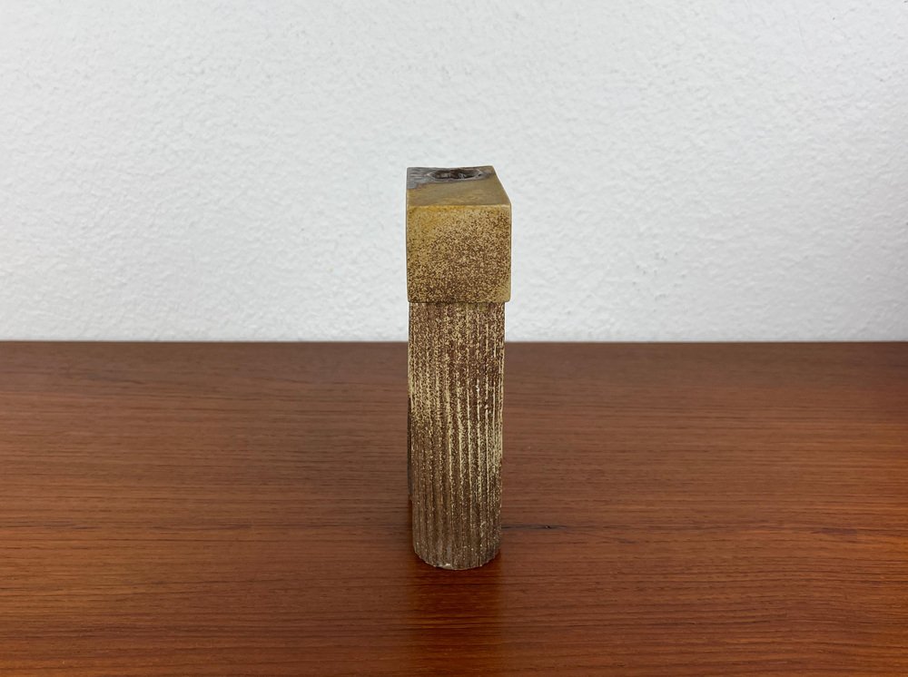 Klaus Lehmann, Postmodern Brutalist German Studio Pottery Column Art ...