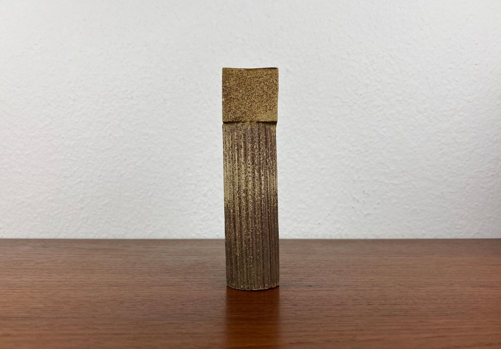 Klaus Lehmann, Postmodern Brutalist German Studio Pottery Column Art ...