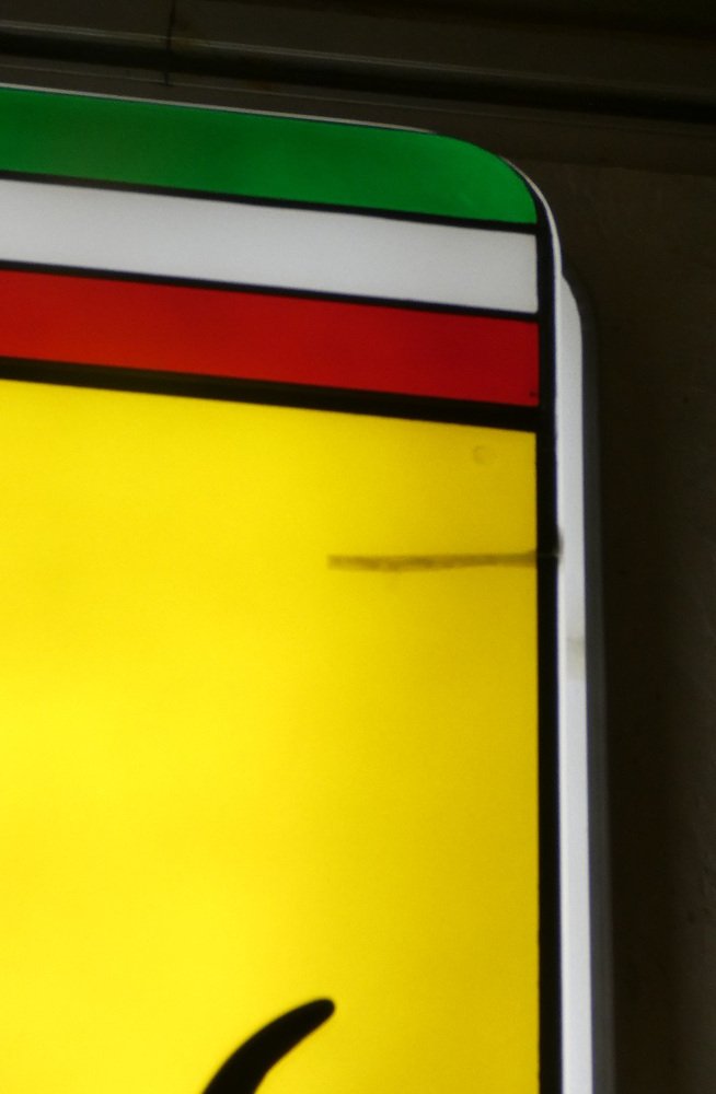 Ferrari Neon Sign in Acrylic Glass and Steel, 1978 for sale at Pamono