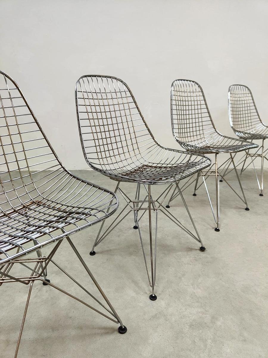 Vintage Wire Chair DKR Wire Chairs Charles and Ray Eames for Vitra ...