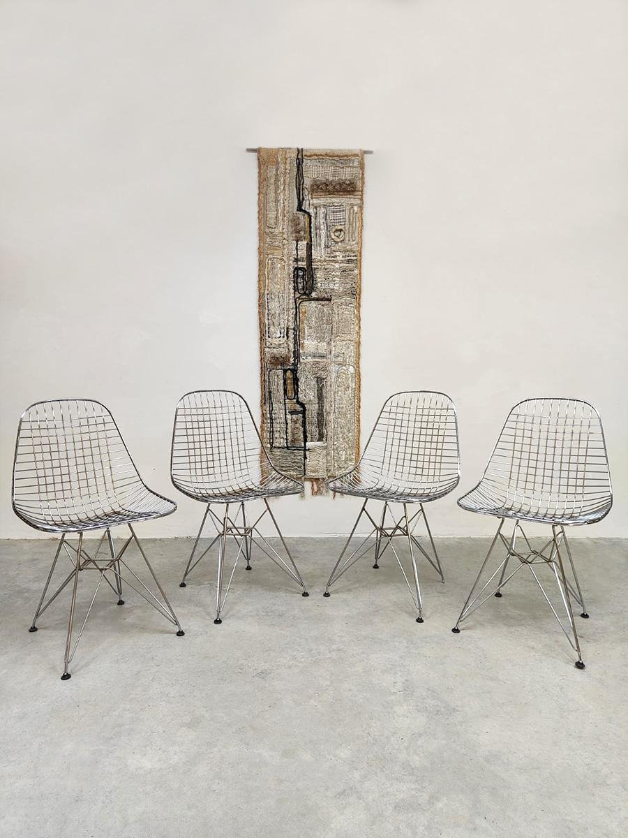 Vintage Wire Chair DKR Wire Chairs Charles and Ray Eames for Vitra ...