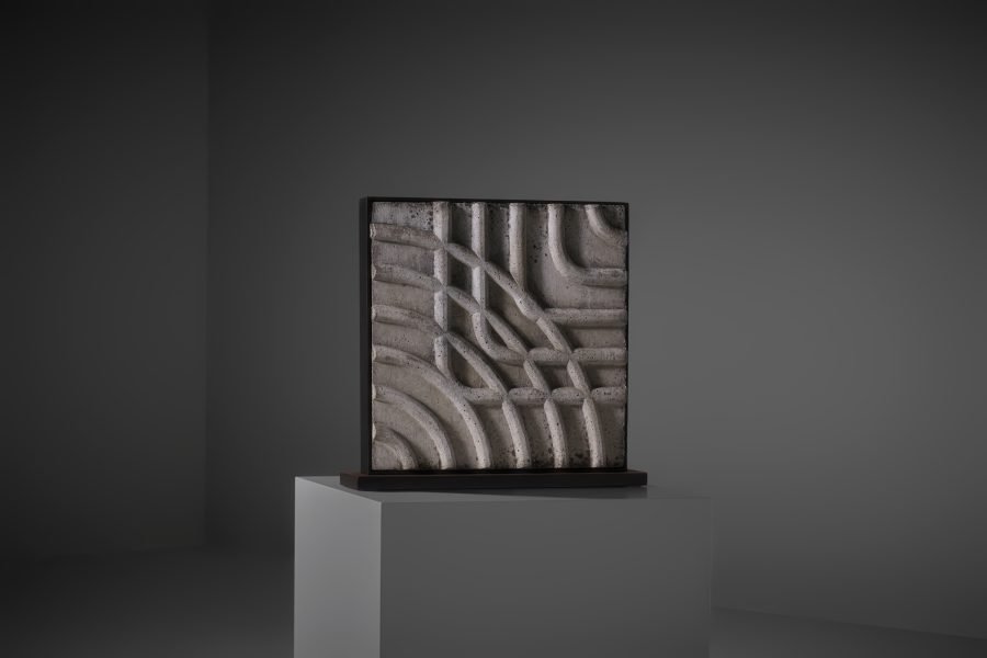 Scultura in cemento di Momcilo Milovanovic, anni '70 in vendita su Pamono