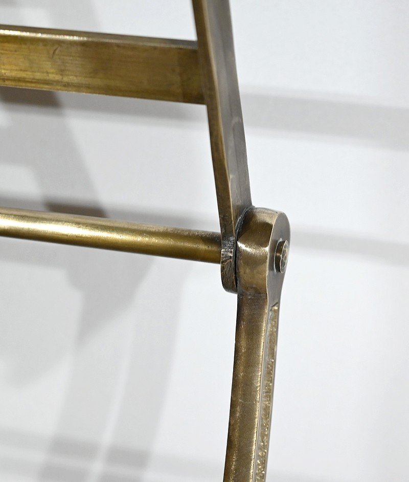 Brass Folding Luggage Rack for sale at Pamono