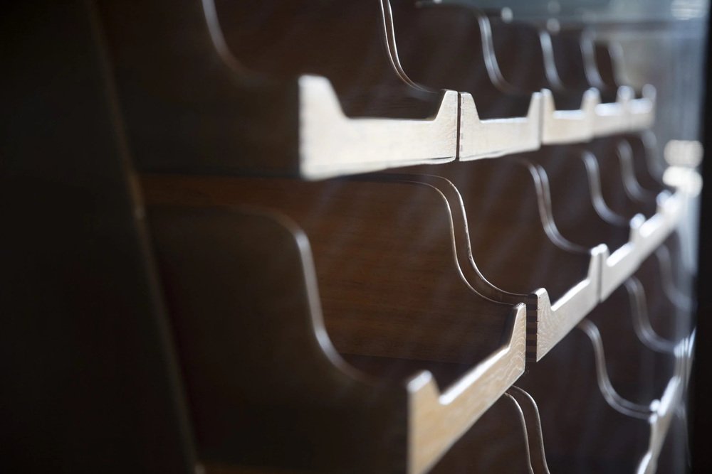 Vintage Drawer Cabinet in Wood for sale at Pamono