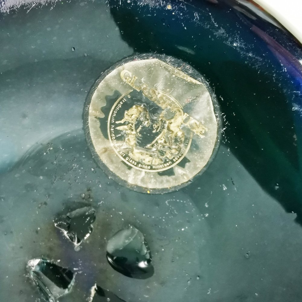 Decorative Glass Flower Vessel from Glasshouse, USA, 1980s for sale at ...