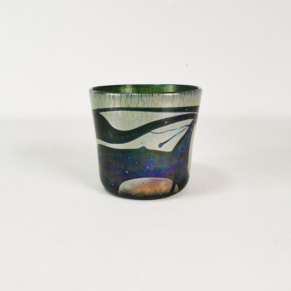Decorative Glass Flower Vessel from Glasshouse, USA, 1980s for sale at ...