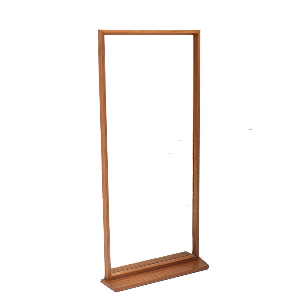 Large Vintage Rectangular Mirror, 1960s for sale at Pamono