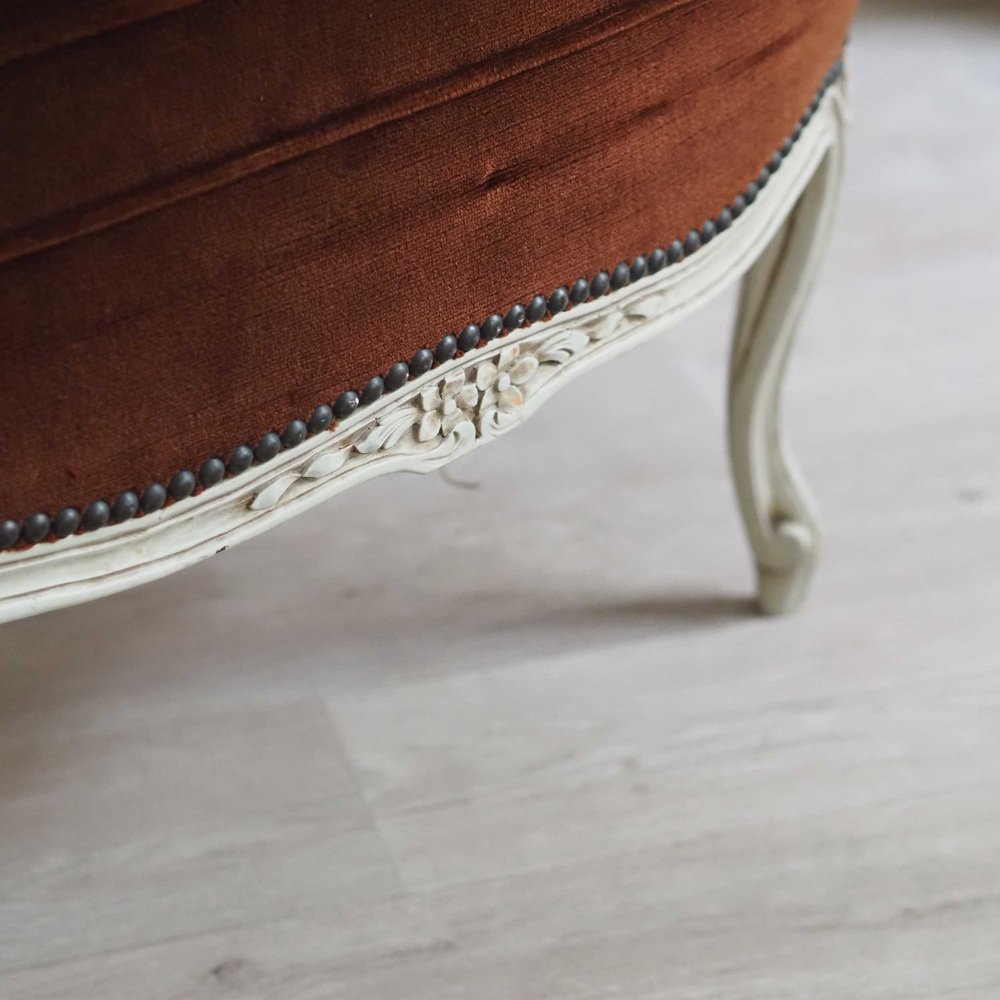 Vintage Chippendale Brown Sofa for sale at Pamono