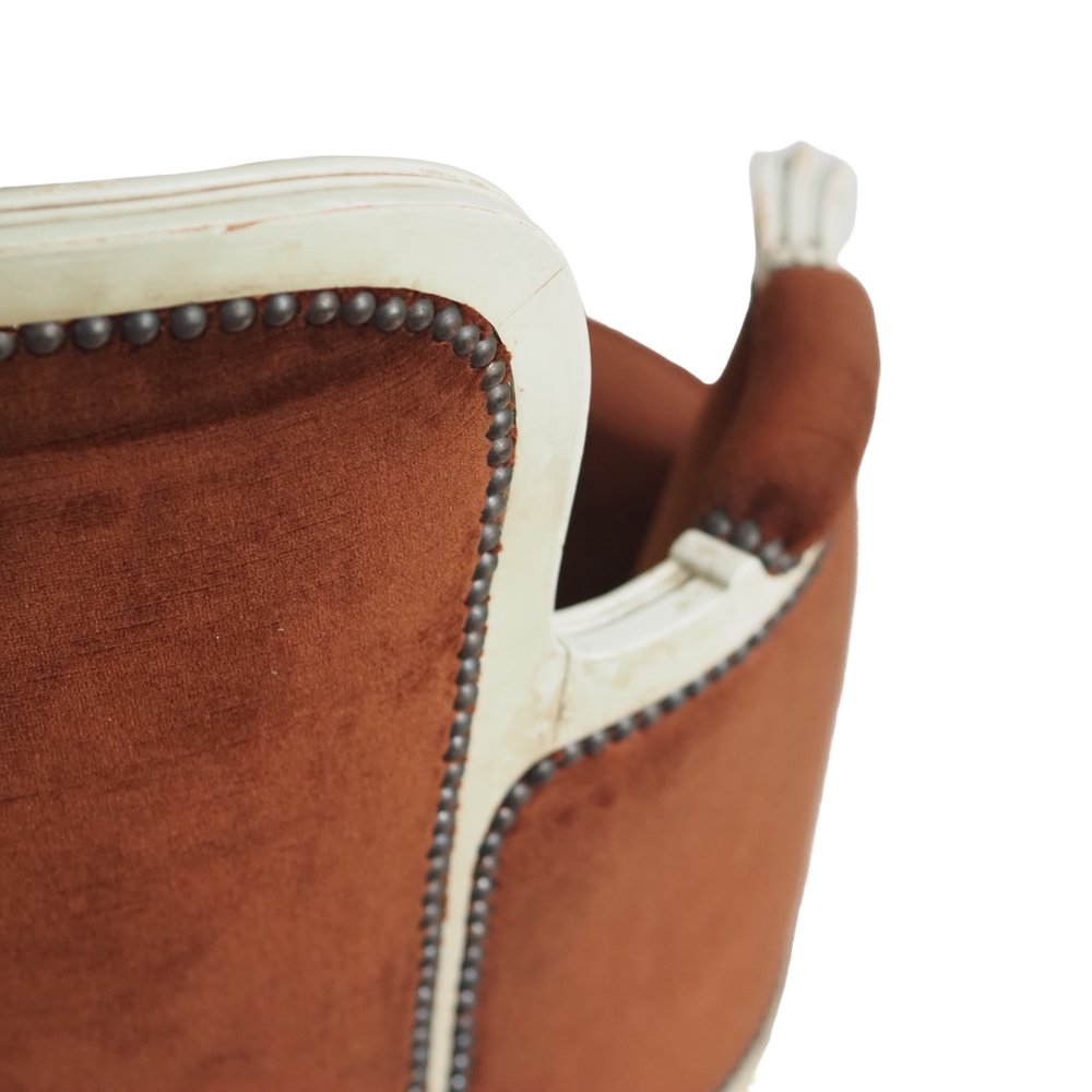 Vintage Chippendale Braunes Sofa bei Pamono kaufen