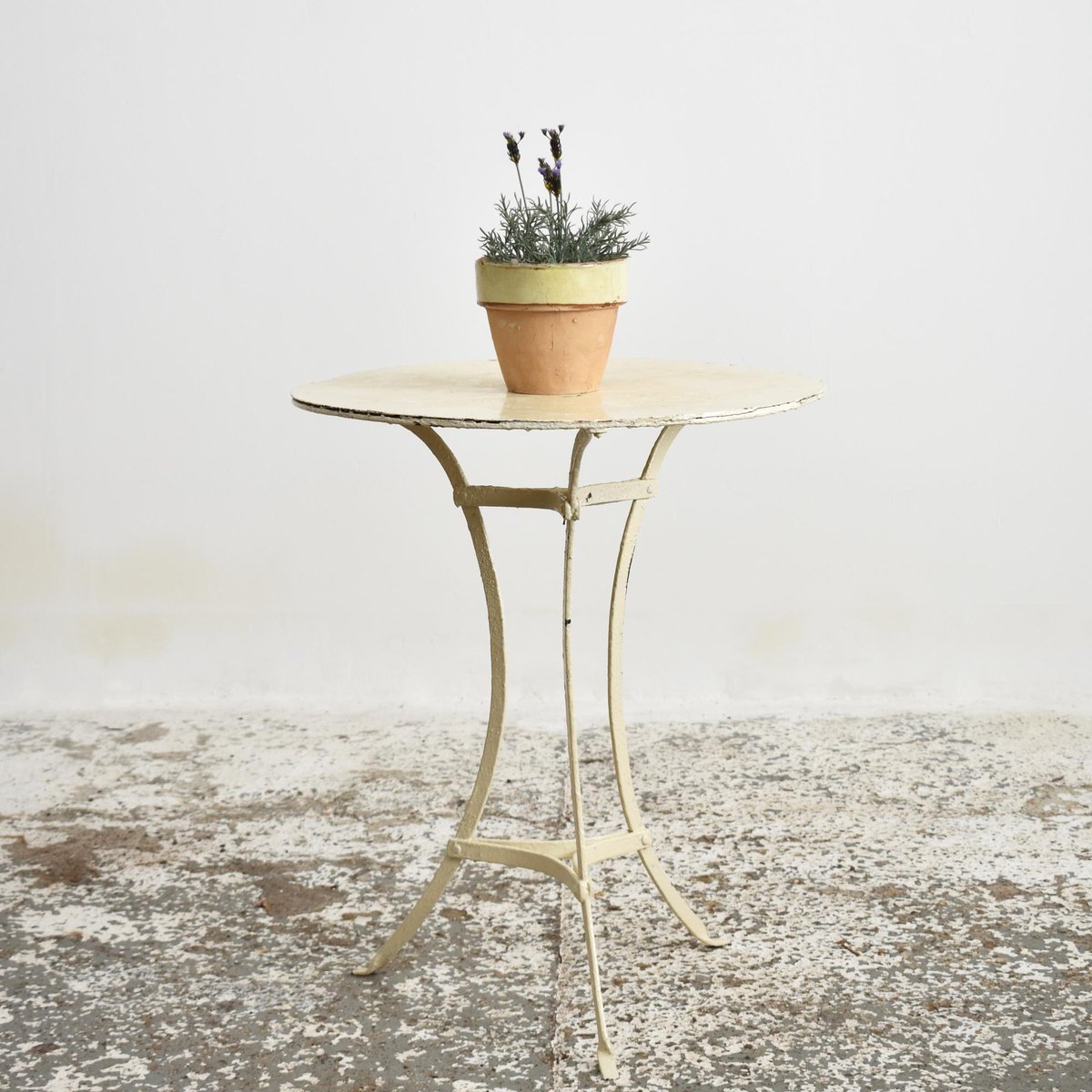 Small Vintage French Garden Bistro Table, 1920s for sale at Pamono