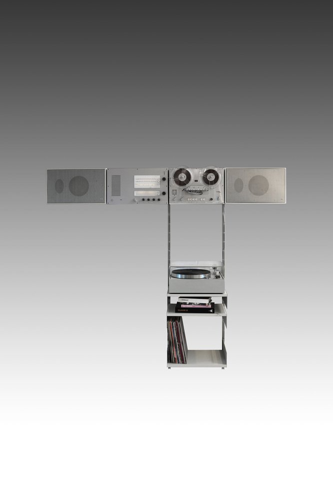 Stereo Wall Unit by Dieter Rams for Braun, 1960s for sale at Pamono