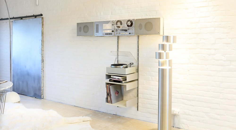 Stereo Wall Unit by Dieter Rams for Braun, 1960s for sale at Pamono