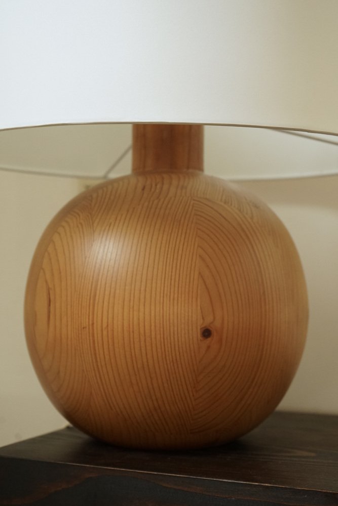 Swedish Pine Table Lamp from Marslöjd, 1970s for sale at Pamono