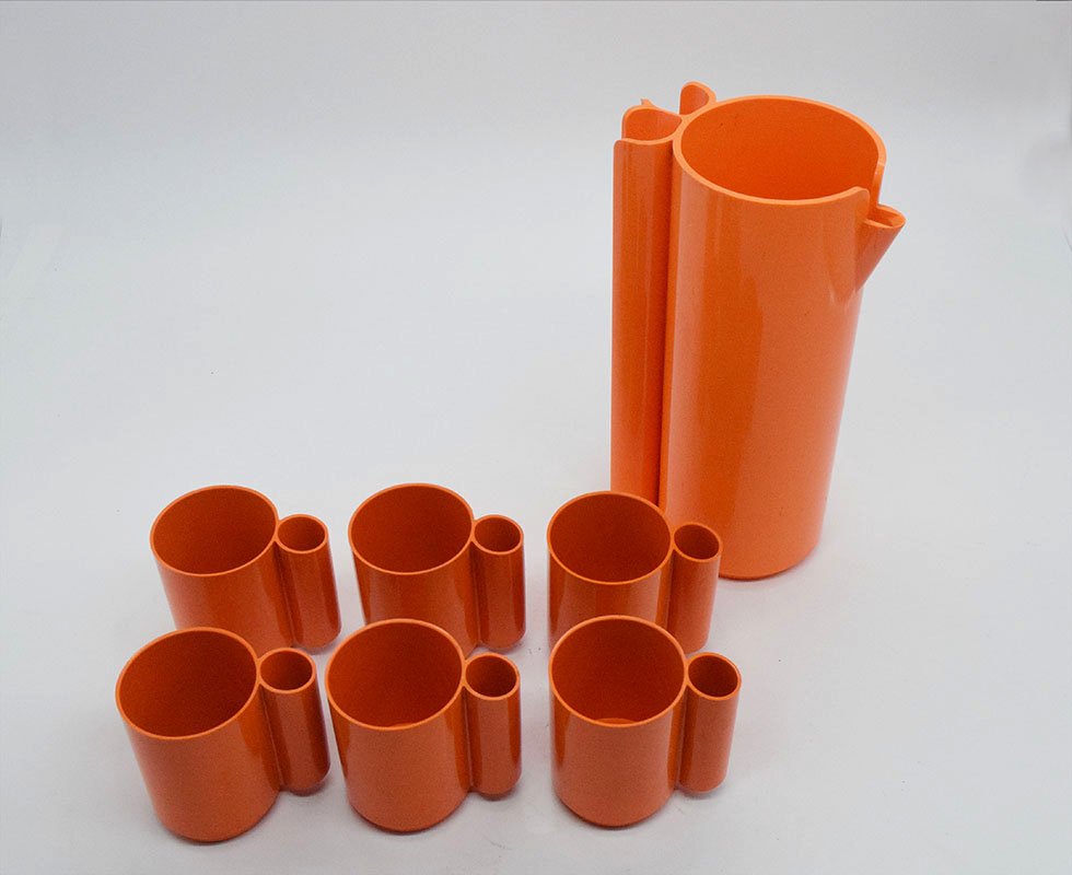 Vitrac Plastic Drinking Set by Jean Pierre, France, 1970s for sale at ...