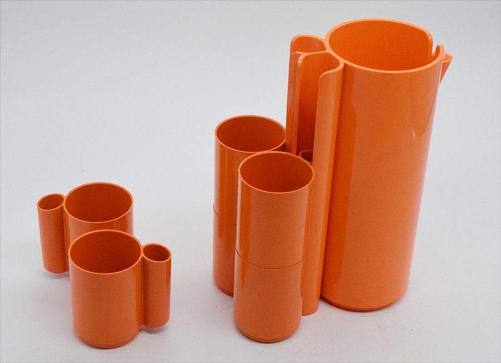 Vitrac Plastic Drinking Set by Jean Pierre, France, 1970s for sale at ...