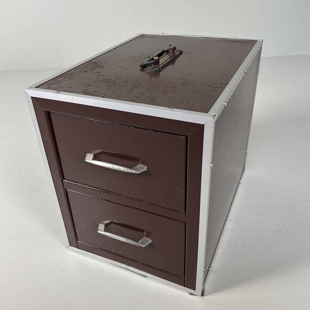 Shōwa Period Metal Drawer Cabinet, 1960s for sale at Pamono