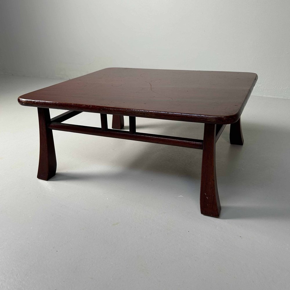 Shōwa Period Japanese Low Table Chabudai 茶袴台, 1970s for sale at Pamono