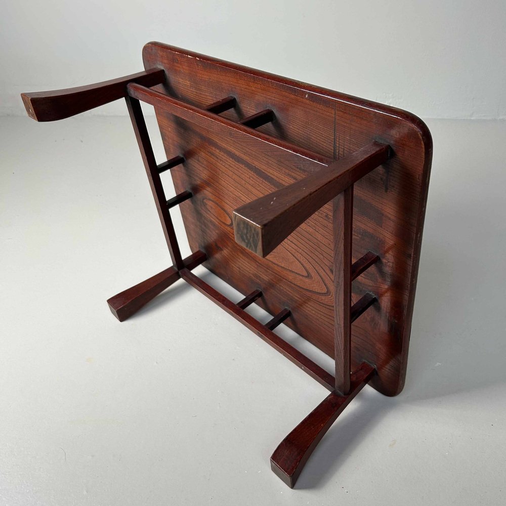 Shōwa Period Japanese Low Table Chabudai 茶袴台, 1970s for sale at Pamono