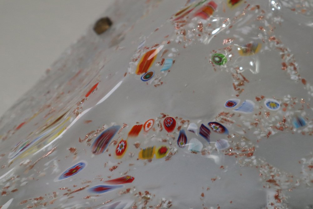 Murano Glass Pyramid Wall Light, 1970s for sale at Pamono