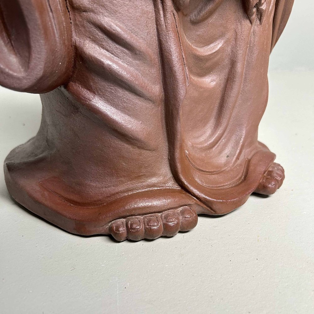 Terracotta Statue of Hotei (布包) with Karako (唐子), Japan, 1950s for sale ...