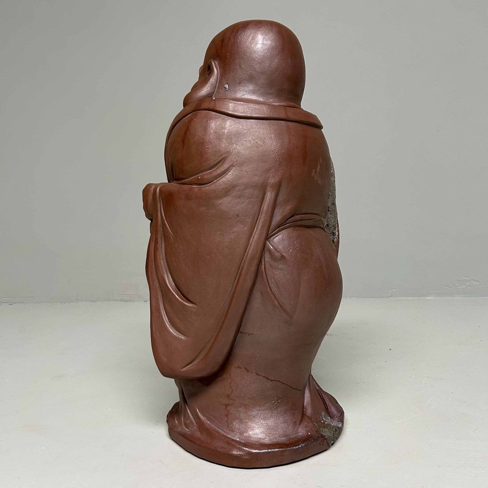 Terracotta Statue of Hotei (布包) with Karako (唐子), Japan, 1950s for sale ...