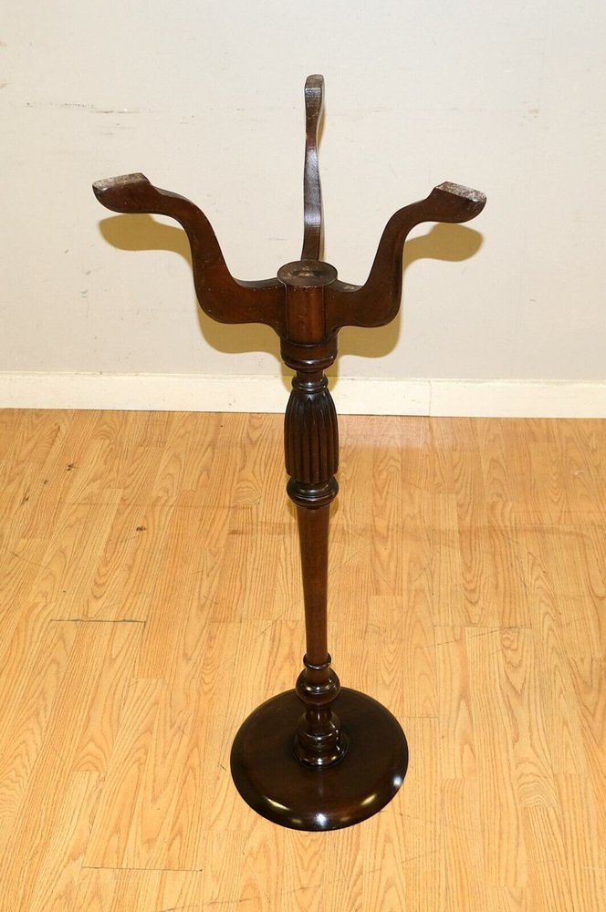 Antique Torchere Tripod Side Table or Plant Stand for sale at Pamono