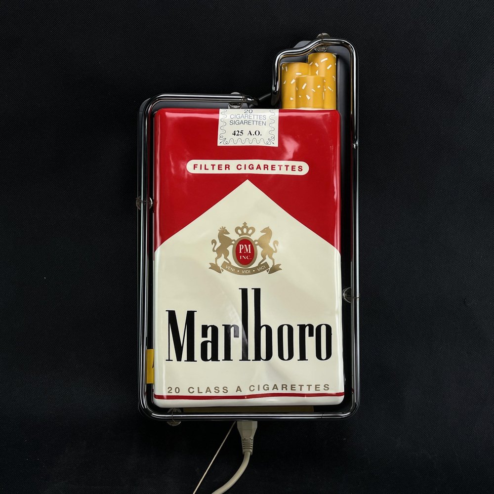 Red Neon Illuminated Advertising Sign from Marlboro, 1990s for sale at ... Red Neon Illuminated Advertising Sign from Marlboro, 1990s for sale at ...