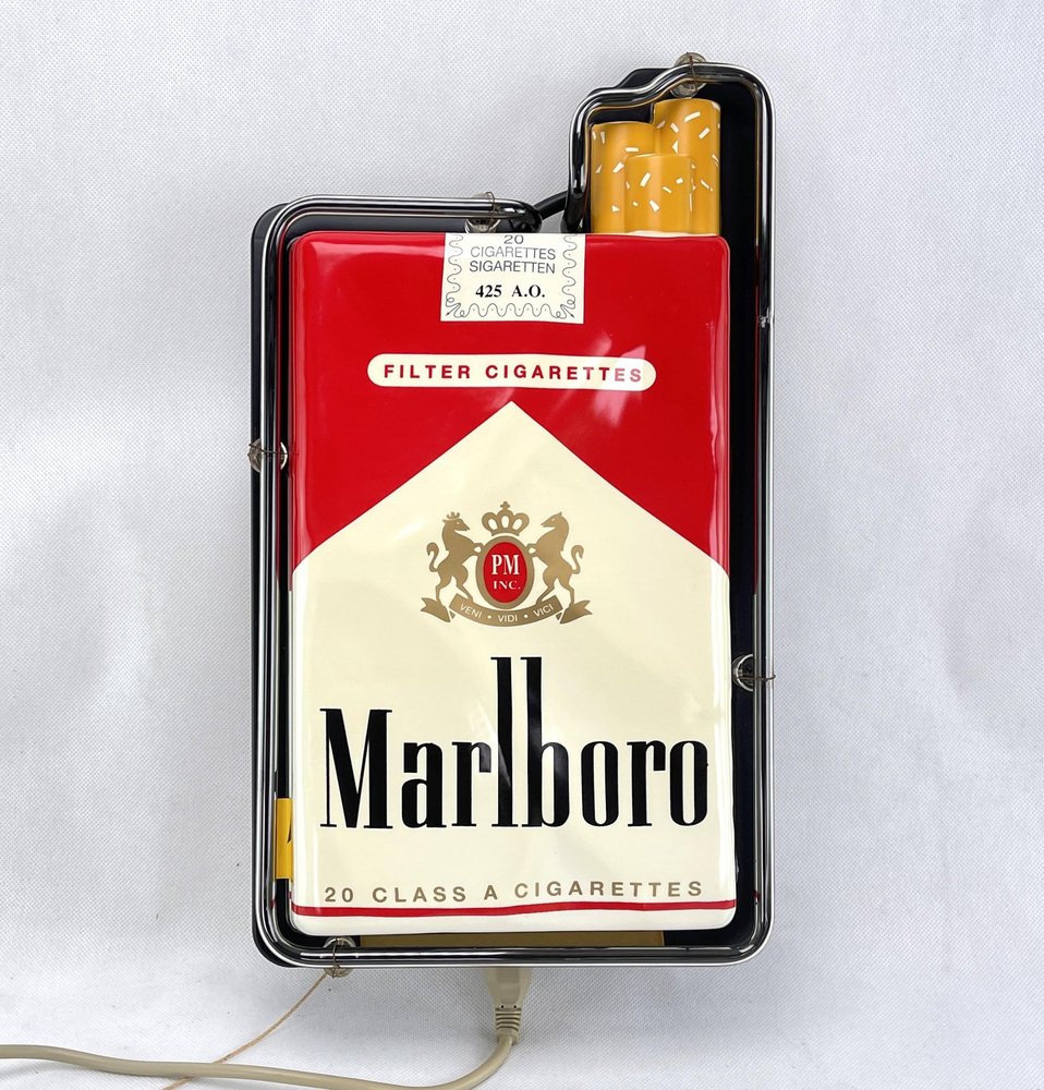Red Neon Illuminated Advertising Sign from Marlboro, 1990s for sale at ... Red Neon Illuminated Advertising Sign from Marlboro, 1990s for sale at ...