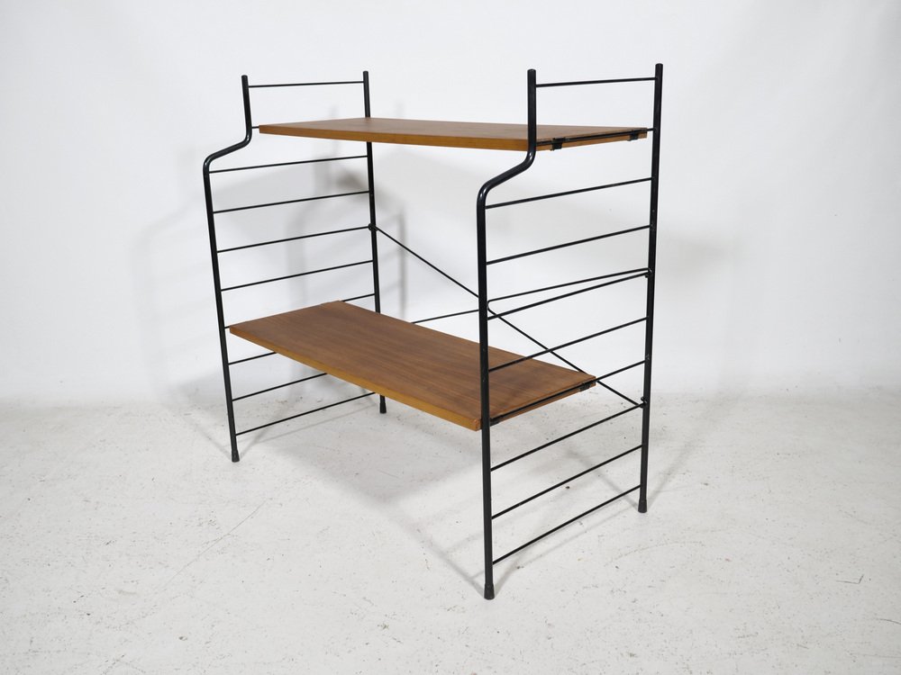 Mid-Century Freestanding Teak String Shelf from WHB, 1960s for sale at ...