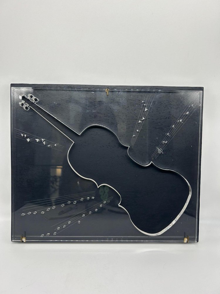 Acrylic Glass Violin Artwork, 1970s for sale at Pamono