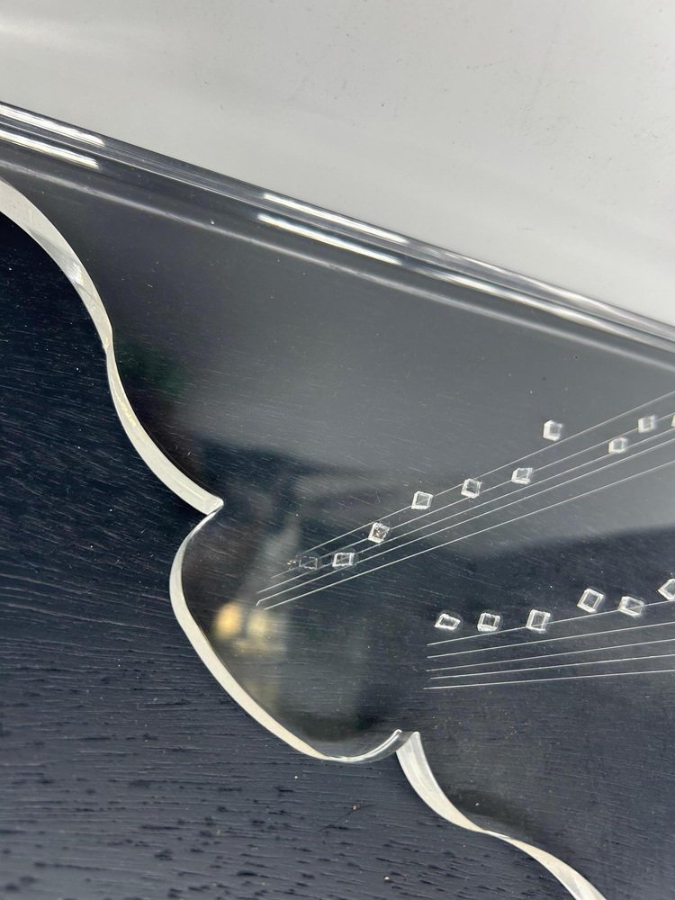 Acrylic Glass Violin Artwork, 1970s for sale at Pamono