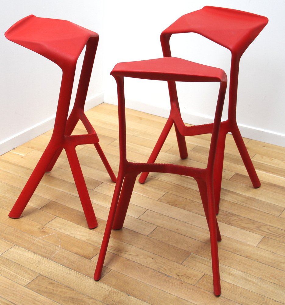 Miura Stools by Konstantin Grcic, Set of 3 for sale at Pamono