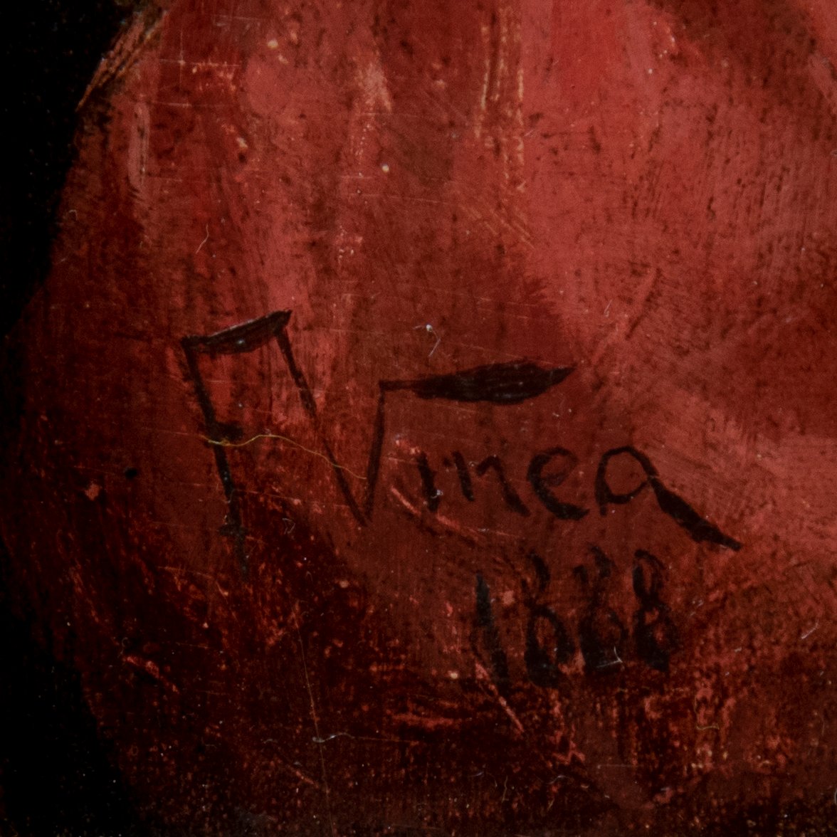 Francesco Vinea, Portrait of a Young Gentlewoman, 1888, Oil on Canvas ...