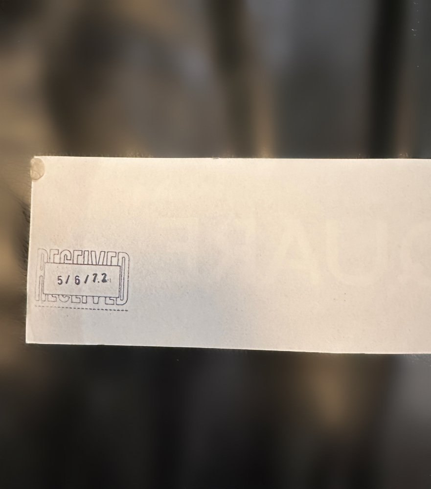 Square Blue and White Cartridge Paper London Underground Sign, 1970 for ...