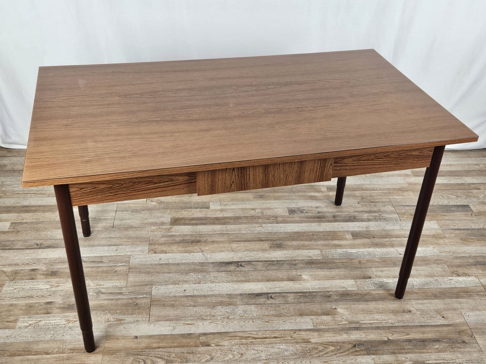 Dining Table in Formica with Drawer and Metal Legs, 1970s for sale at ...