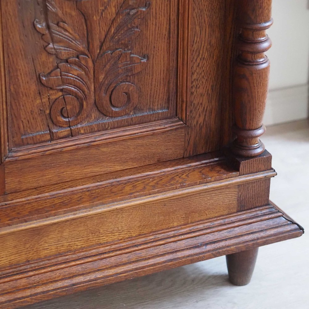 Glass and Wood Buffet for sale at Pamono