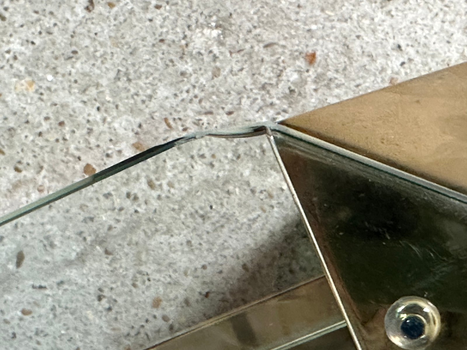 Coffee Table in 23 Carat Gold Plating from Belgo Chrom / Dewulf ...