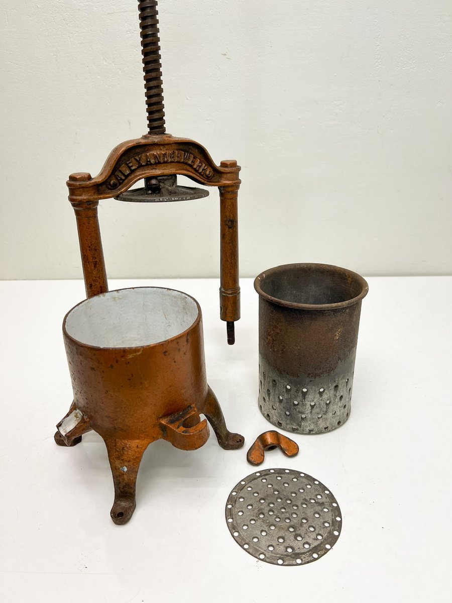Antique French Cast Iron Fruit Press from Alexanderwerk, 1940s for sale ...