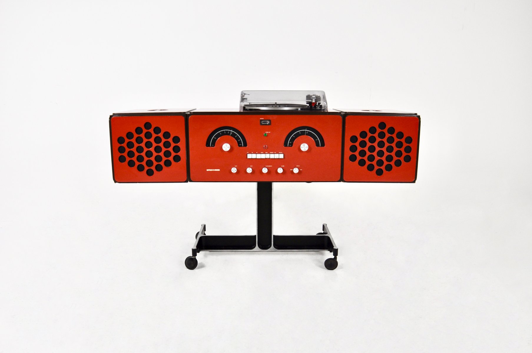 Orange Stereophonic RR-126 Radio by Achille & Pier Giacomo Castiglioni ...