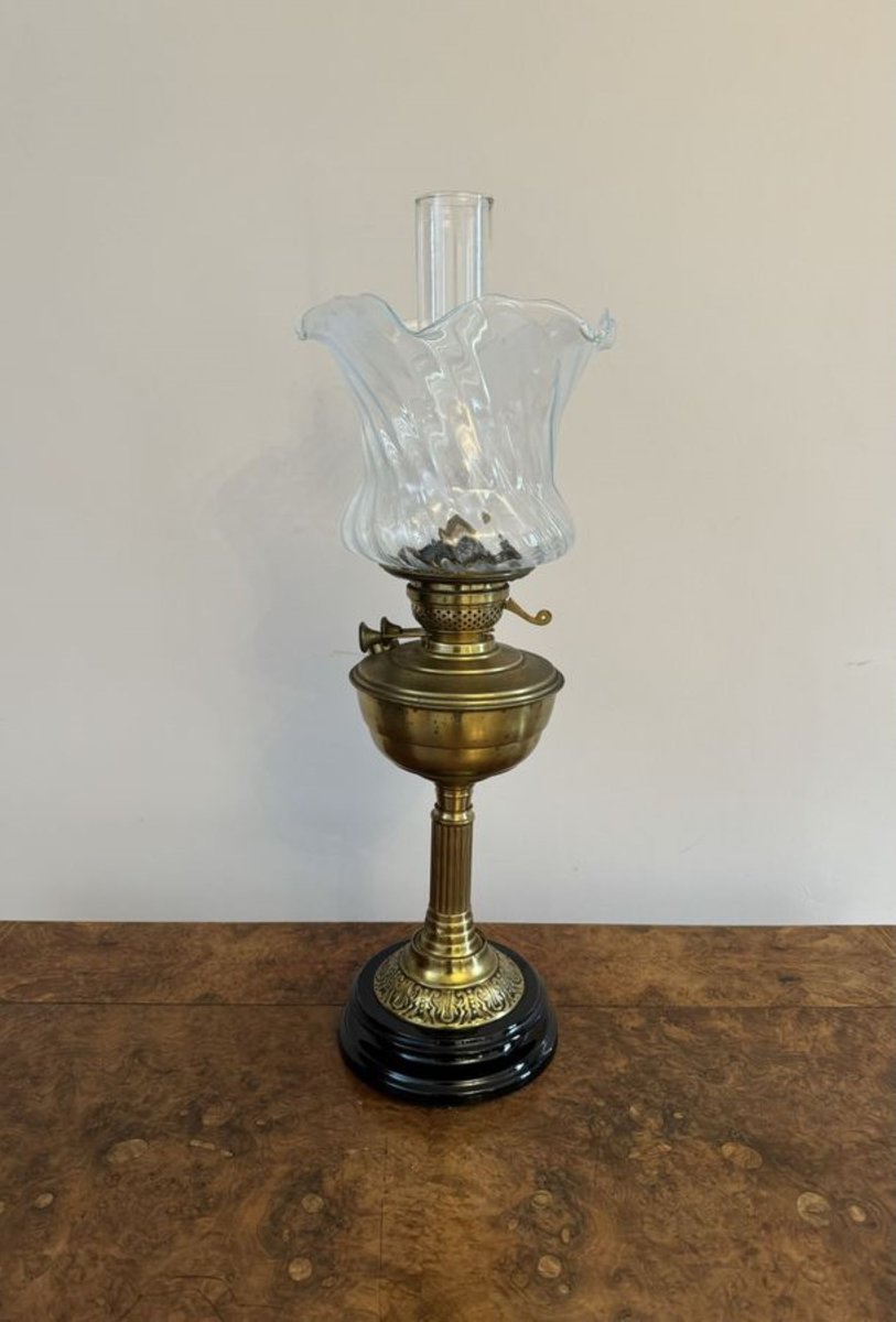 PAntique Edwardian Oil Lamp, 1900 for sale at Pamono