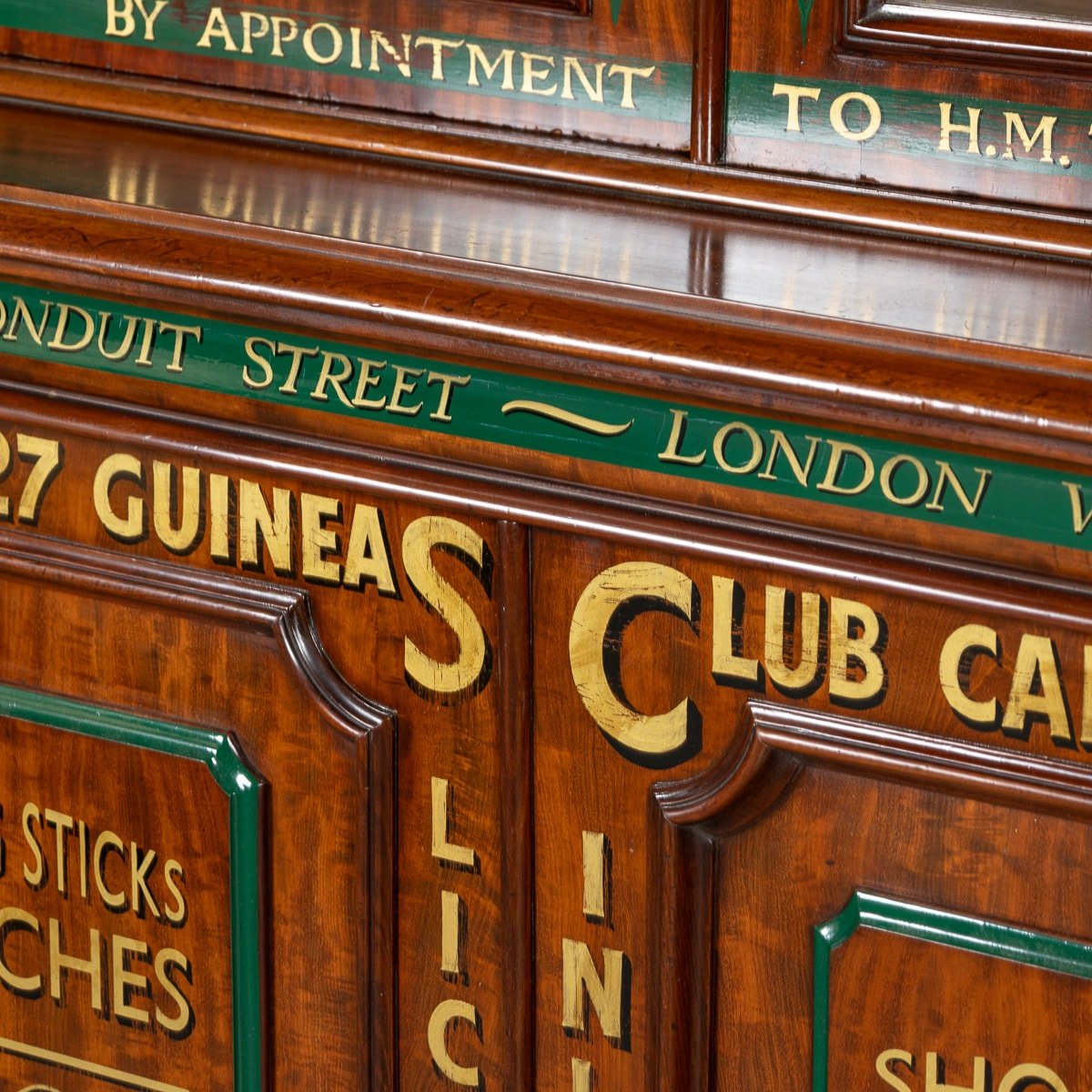 Victorian Mahogany Gun Shop Display Cabinet, 1880s for sale at Pamono