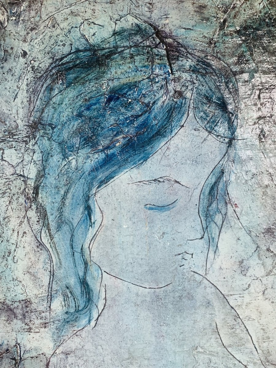 Javier Vilato, Composition, 1956, Oil Painting on Canvas, Framed for ...