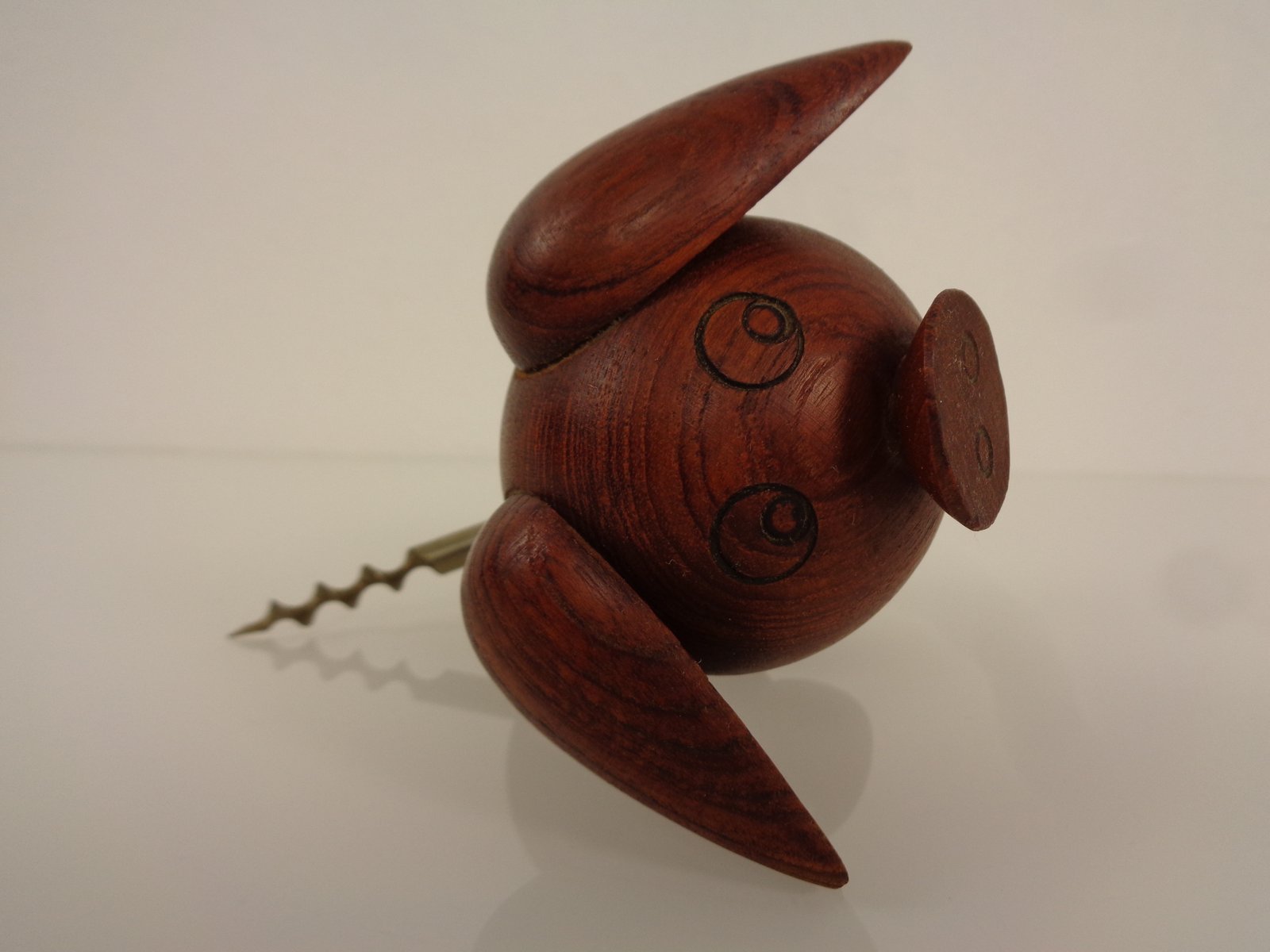 Danish Teak Pig Corkscrew, 1960s for sale at Pamono