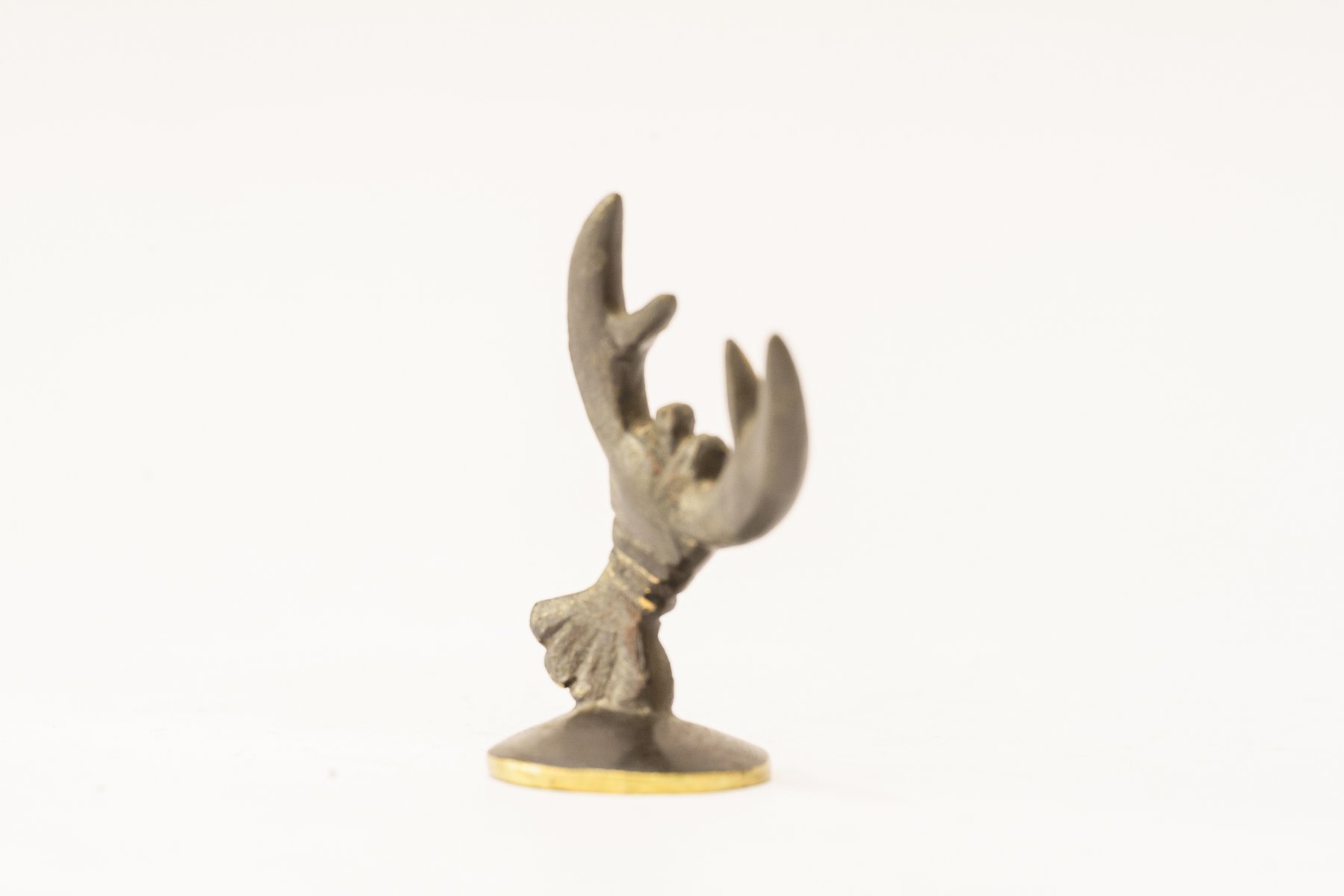 Brass Cancer Zodiac Sign Figurine by Walter Bosse for Herta Baller ...