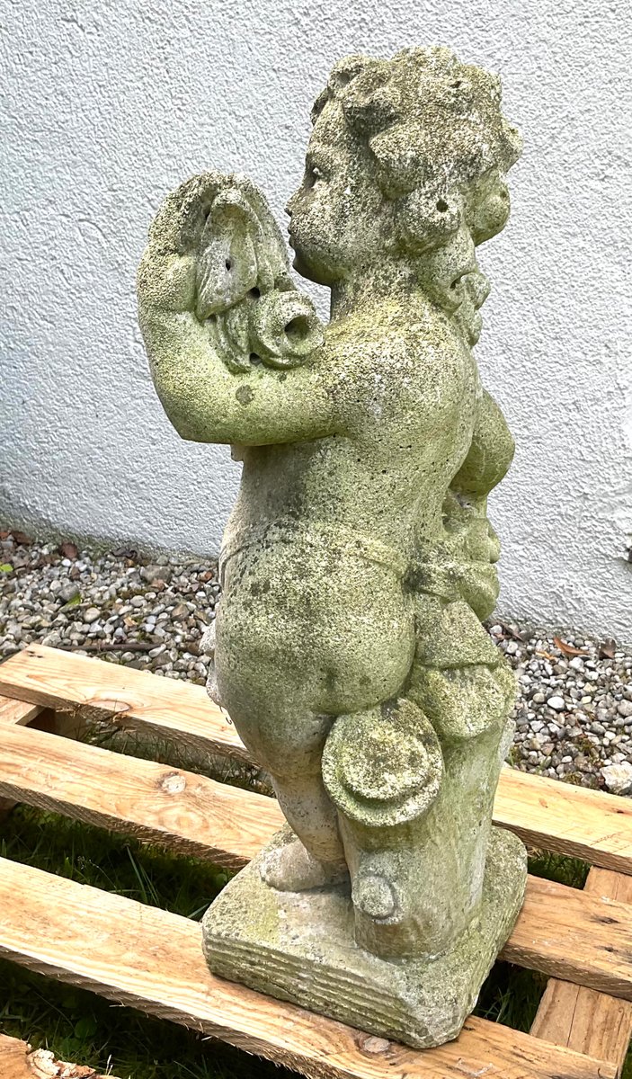 Garden Figurine in Composite Material, 1960s for sale at Pamono